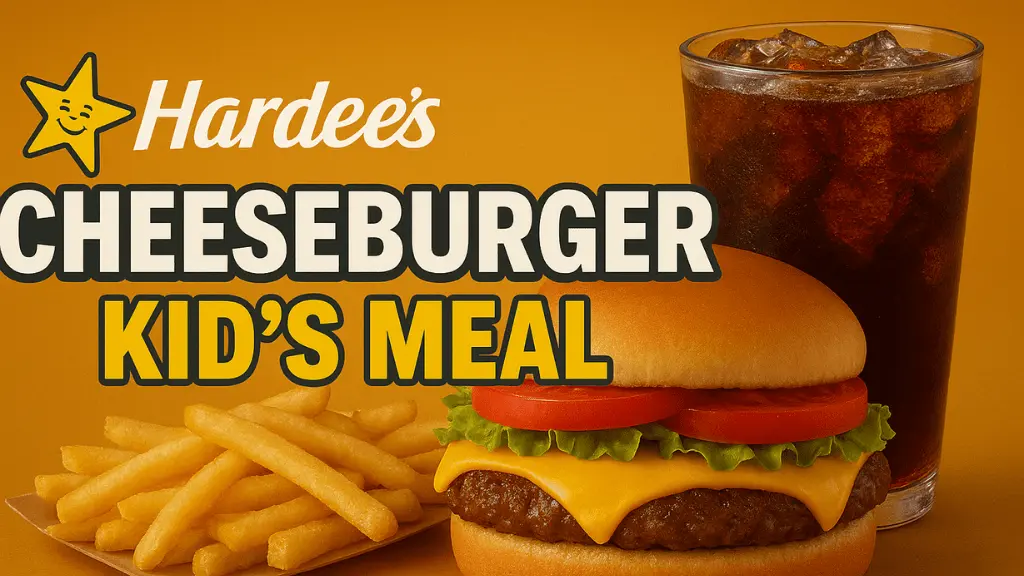 Hardee's Cheeseburger Kid’s Meal Price, Calories & Allergen